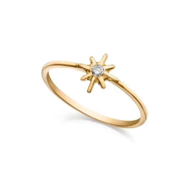 PREETI SANDHU Vega Diamond Ring - Gold