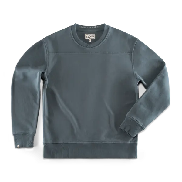 &SONS TRADING CO Anderson Cross Neck Sweatshirt Storm - Blue