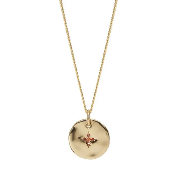 MURU January Birthstone Necklace - Gold