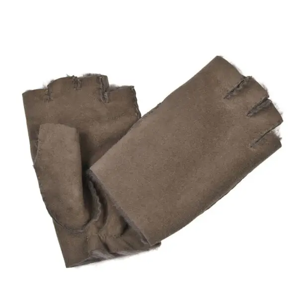 OWEN BARRY Fingerless Gloves Cromita - Grey