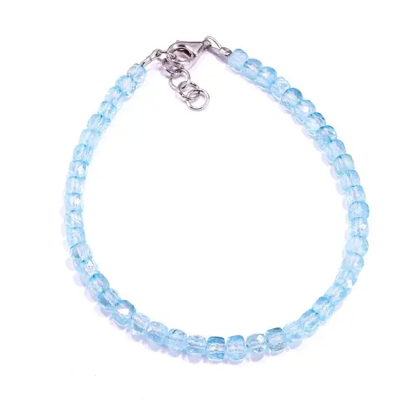 MINERALGEMS ✩ STUDIO Aquamarine Bracelet - Blue