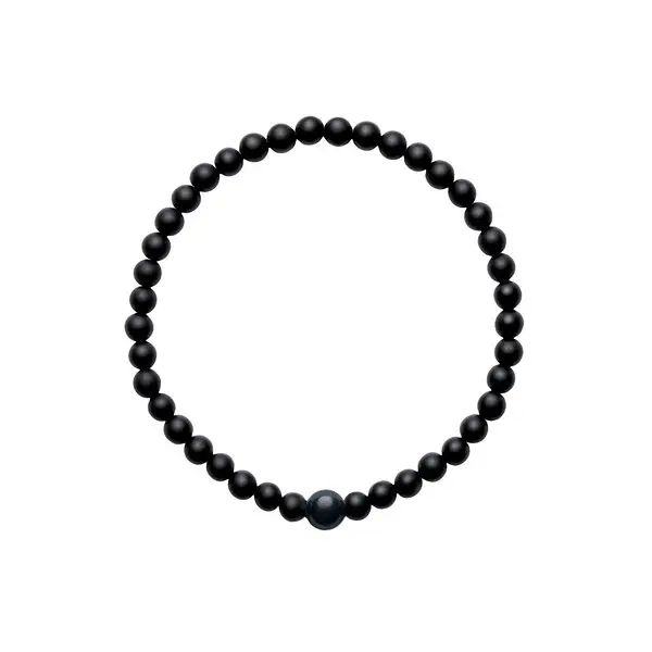 ORA PEARLS Aro Akoya Pearl & Onyx Bracelet - Black