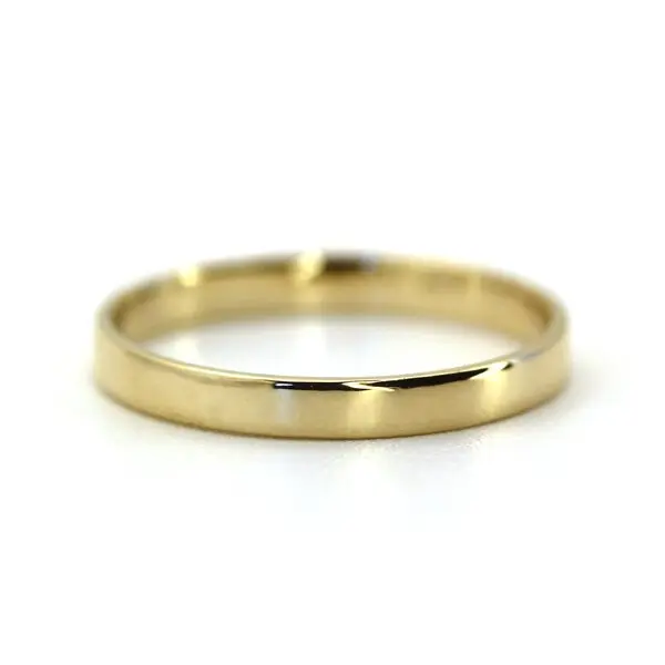 VICSTONENYC FINE JEWELRY Modern Classic Yellow Solid High Polish Handmade - Gold