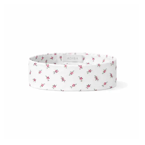 ADIBA The Pink Jardin Headband - White