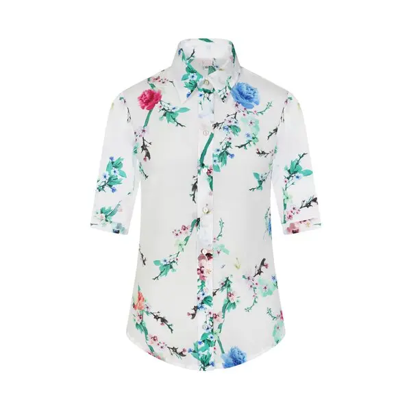 SOPHIE CAMERON DAVIES Cherry Blossom Silk Shirt
