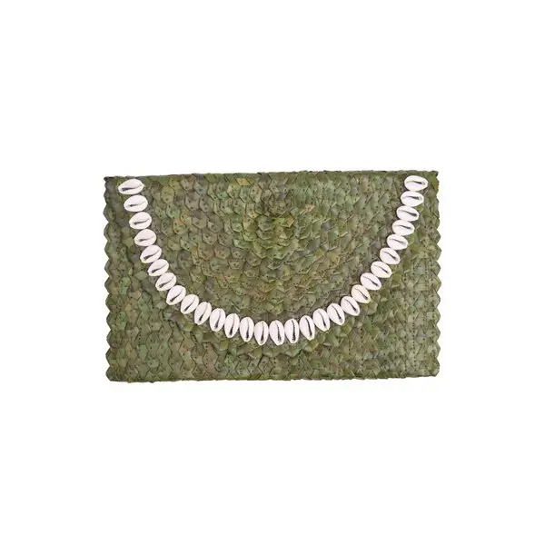 JELAVU Coco Small Clutch Moss - Green