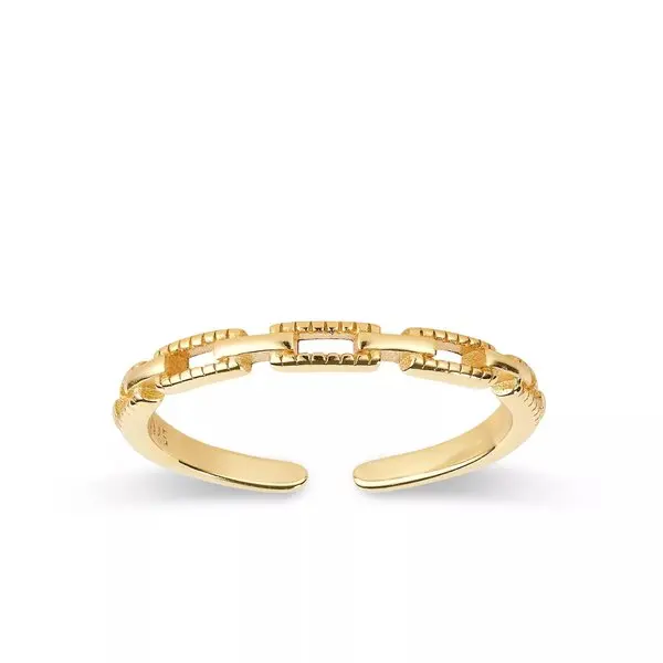 ELK & BLOOM Link Chain Stacking Ring - Gold