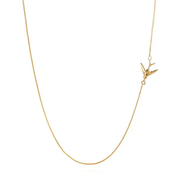 LEE RENEE Swallow Necklace - Gold