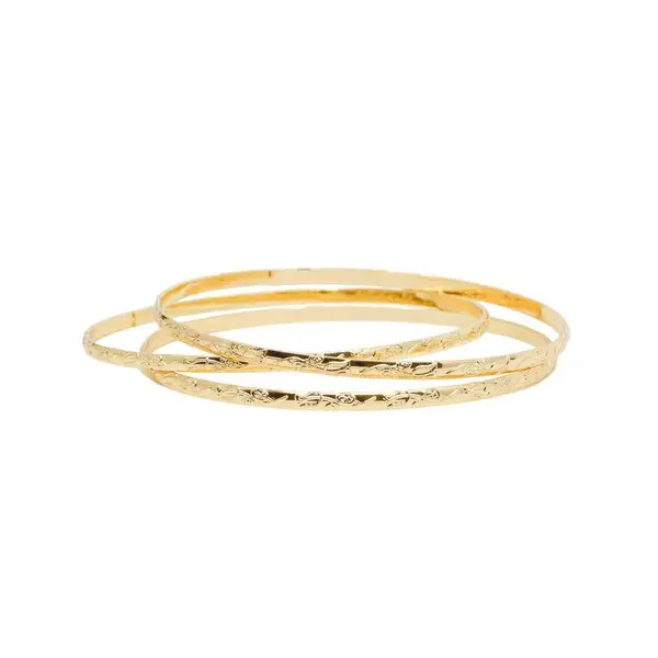AMOURA JEWELERS Dadi's Bangles - Gold