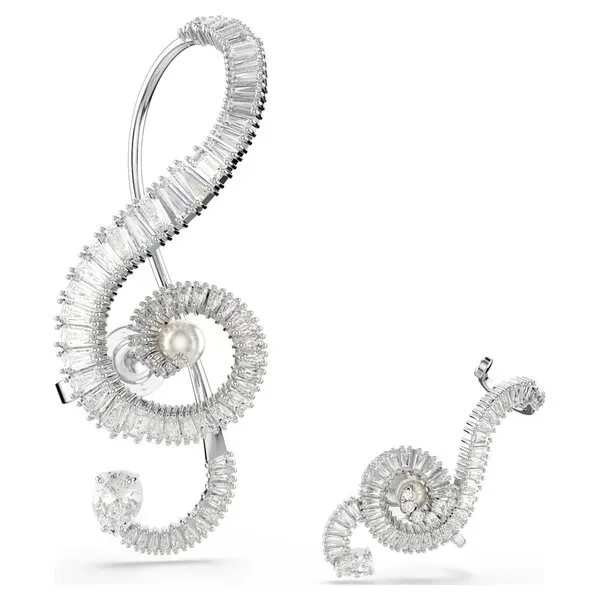 SWAROVSKI Ariana Grande X Clip Earrings - White