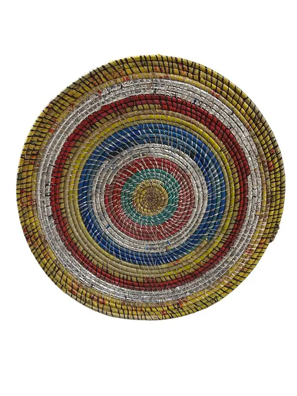 Botanical Boys Zambian Wall Basket Fifty One - Brown