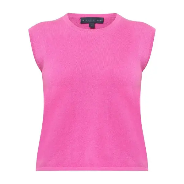 HELEN MCALINDEN Marlena Cycla Cashmere Vest - Pink