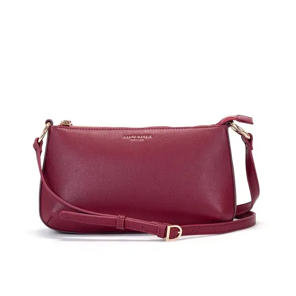 CAMPO MARZIO ROMA 1933 Paula Baguette Bag Bordeaux Plum - Red