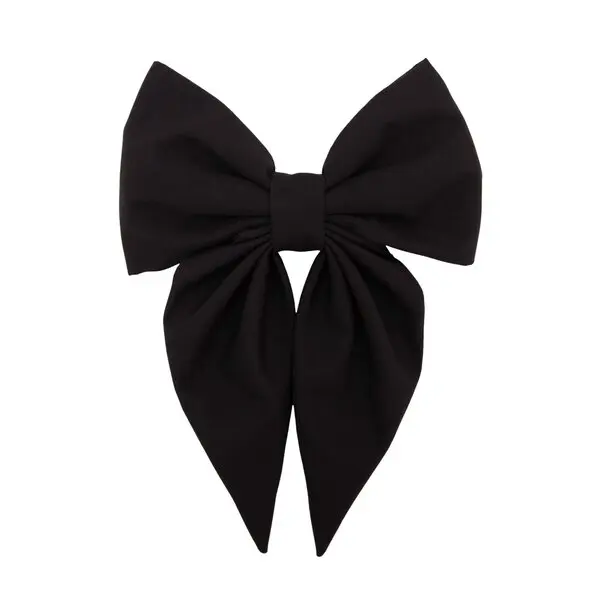 RAINSISTERS Hair Bow Clip: Classic - Black