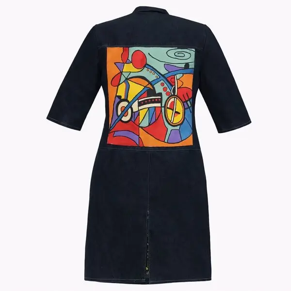 ZASTASTUDIO Denim Wearable Article O Denim Dress - Blue