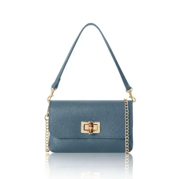 BETSY & FLOSS Jesi Handbag And Clutch Bag In Denim - Blue