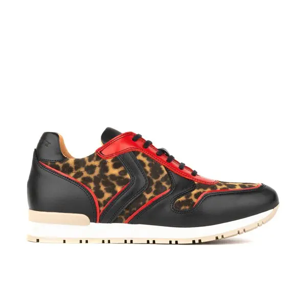 EMBASSY LONDON USA Brown / Red Savana Leopard & Red - Brown/red