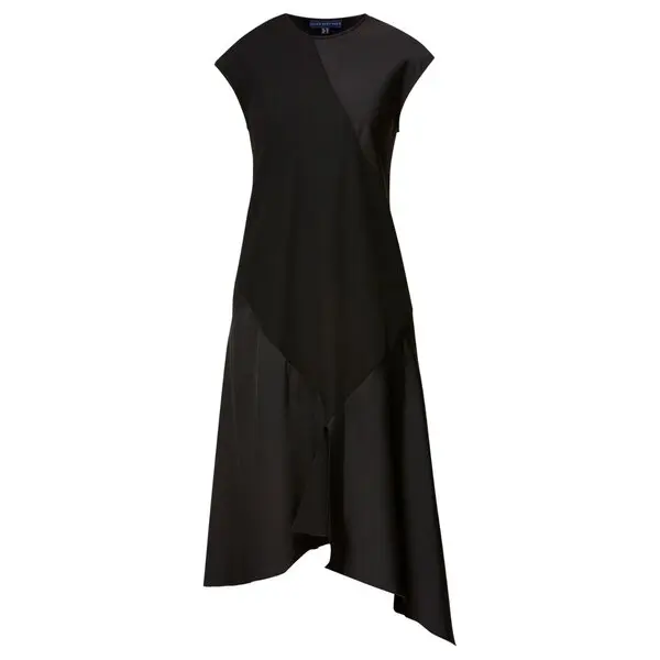 HELEN MCALINDEN Carmin Crepe Dress - Black