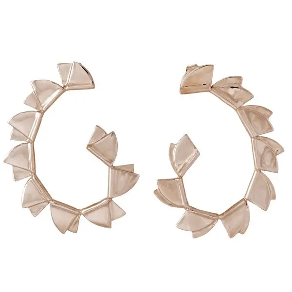 CASTLECLIFF Seismic Earring - Gold