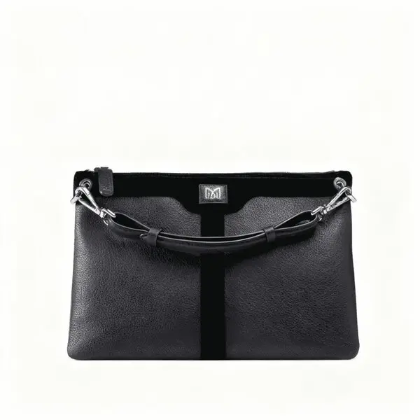 MIA FIRST - VENEZIA Clutch Petitemia Velvet - Black
