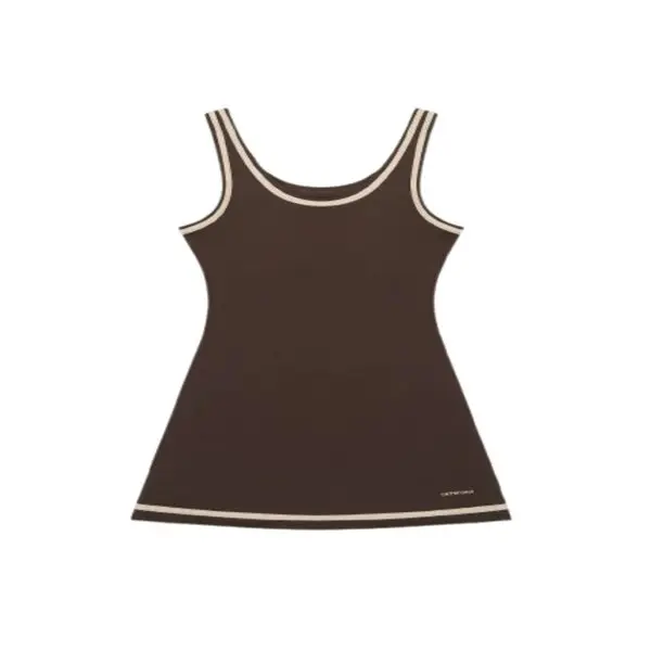 Carmen Says Serve Jersey Mini Sports Dress - Brown