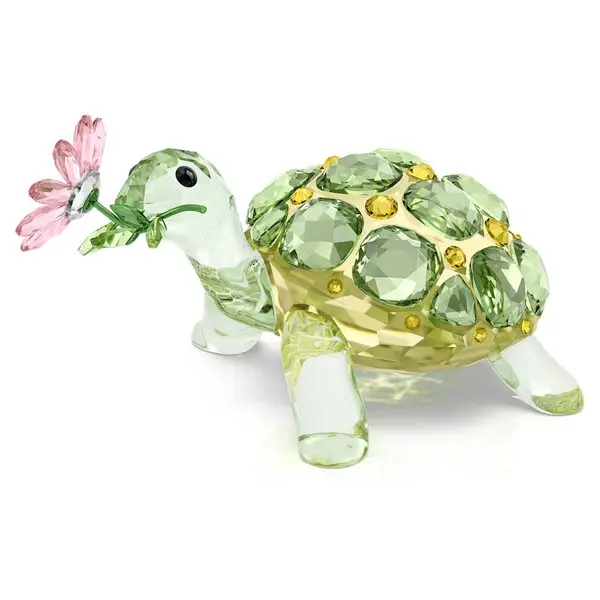 SWAROVSKI Idyllia Tortoise And Daisy - Multicoloured