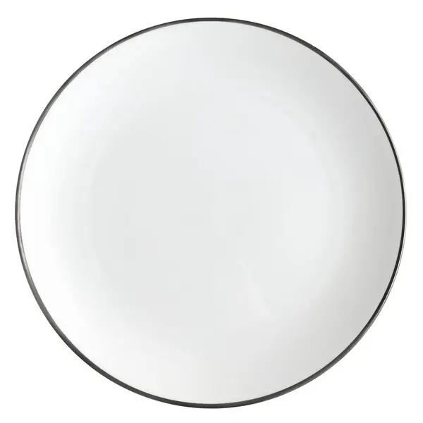 Twig New York Alex Platinum 10 In. Dinner Plate - Silver