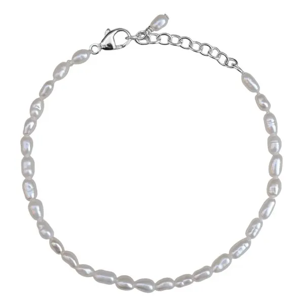 KIRI & BELLE Kira Seed Pearl Sterling Bracelet - Silver