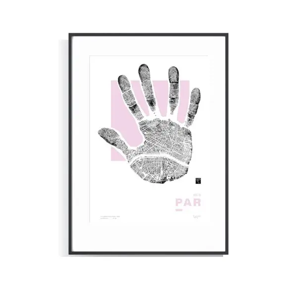 Curiosity Snug Hi-five Series Par Paris Limited Edition Print - Pink