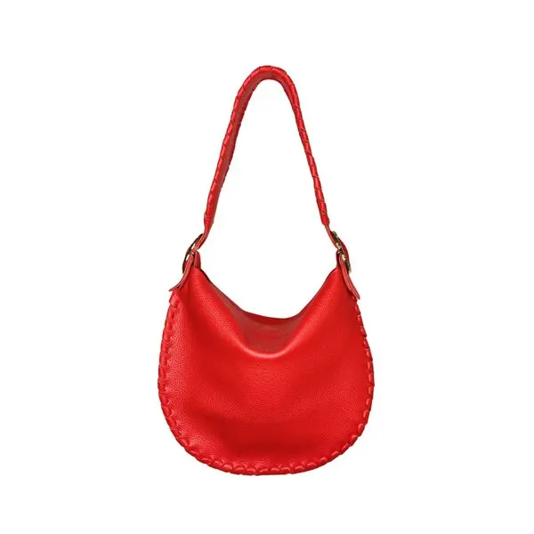 RUJ HERITAGE Hobo Bag Rosso Tomato - Red