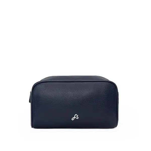 FENELLA SMITH Navy Leo Washbag - Blue