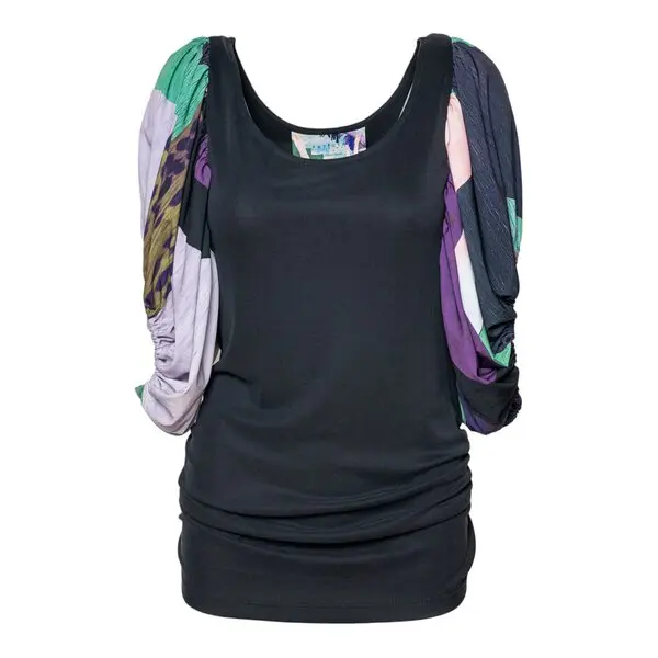 ARTISTA Ivy Shape Long Top - Black