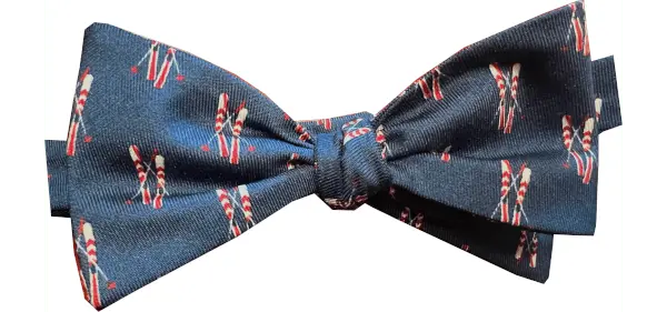 LAZYJACK PRESS Après Ski Bow Tie - Blue