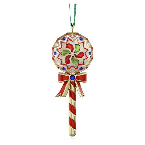 SWAROVSKI Holiday Cheers Dulcis Lollipop Ornament - Red