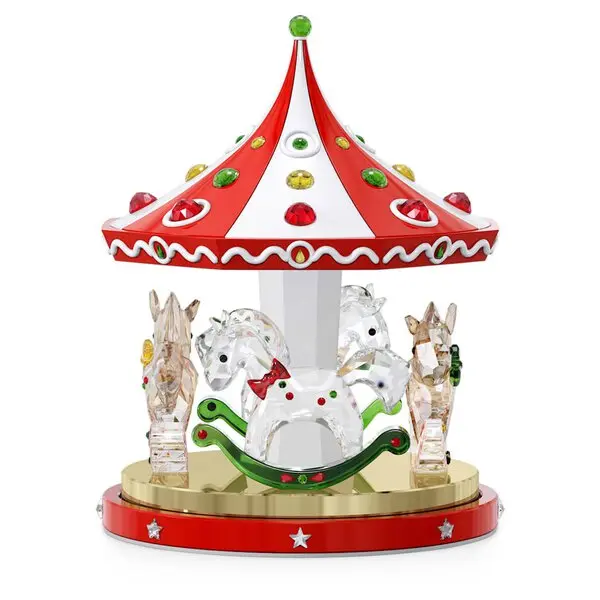 SWAROVSKI Holiday Cheers Carousel - Red