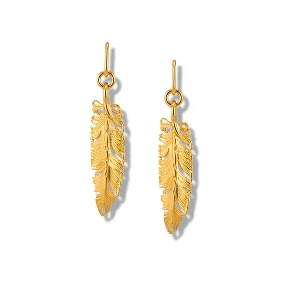 JAREDJAMIN Plume Dangle Post Earrings