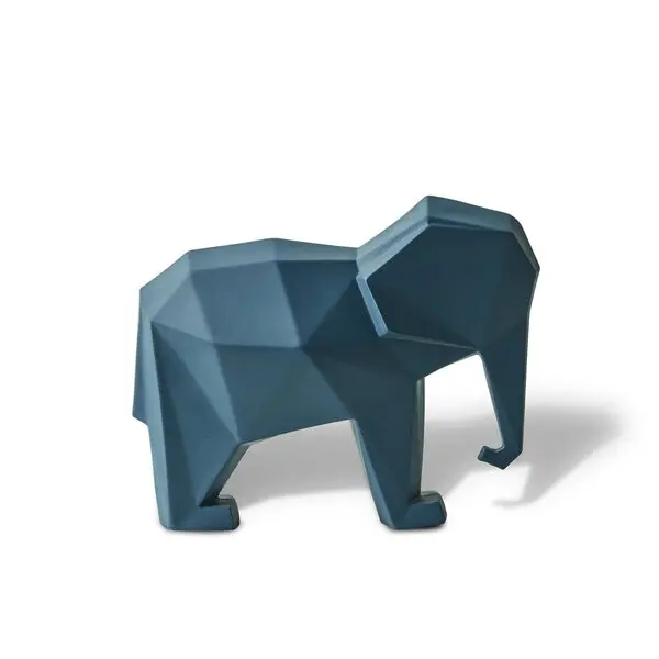 Esma Dereboy Decorative Elephants Ocean Colour - Blue