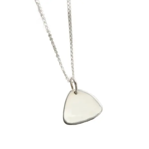 POSH TOTTY DESIGNS Sterling Plectrum Necklace - Silver
