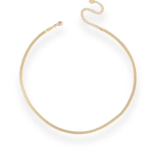 DIVINE ARIA Snake Classic Layering Tarnish Free Necklace - Gold
