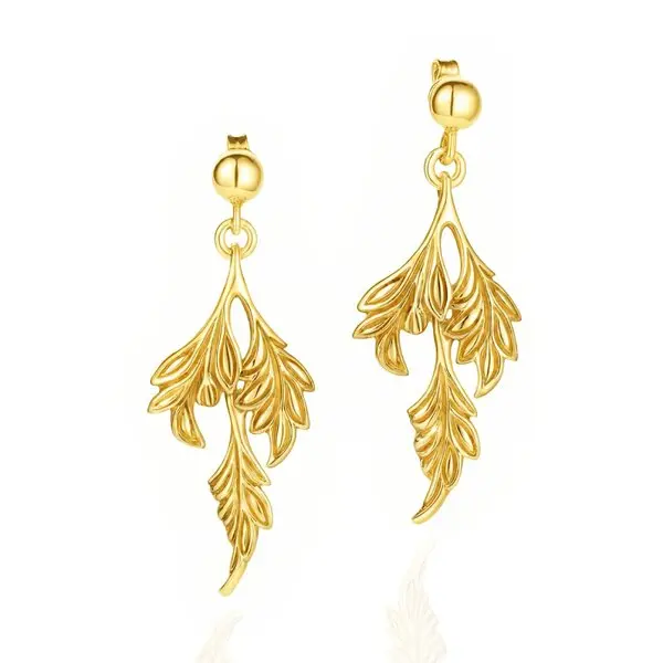 UNALOE L'avana Earring -plated– Earrings – Jewelry - Gold