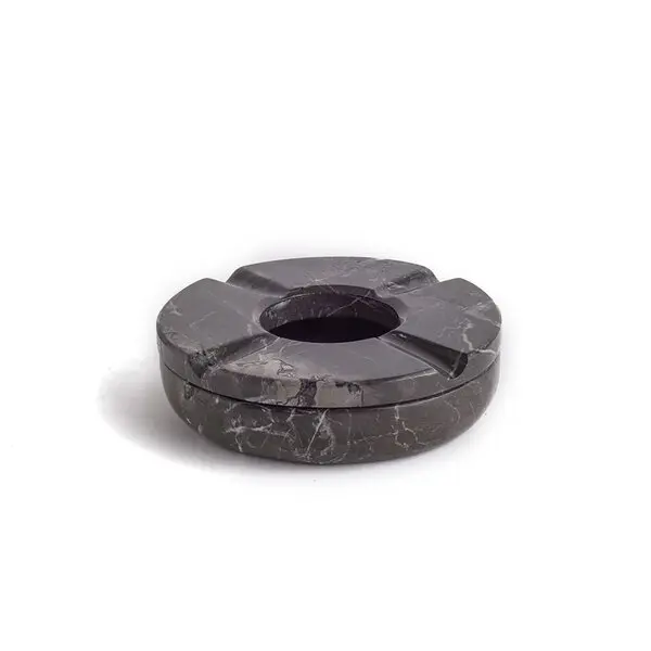 And Jacob Less Is More Ashtray Marble - Black