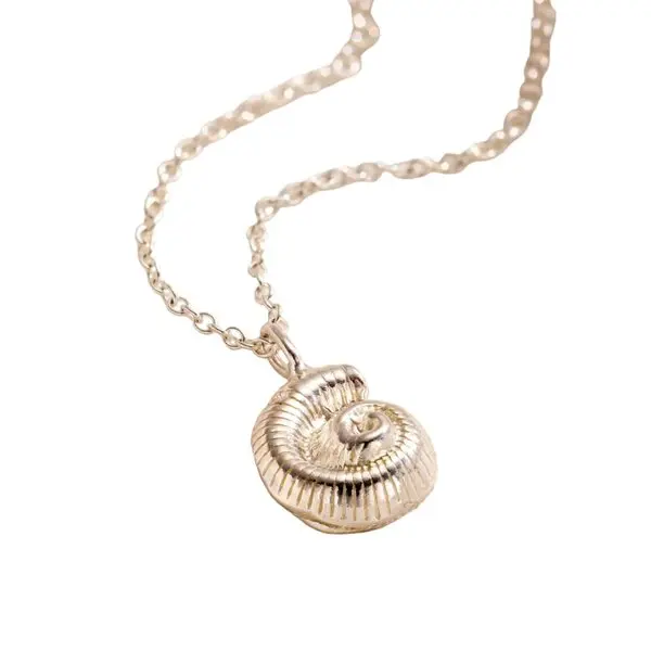 POSH TOTTY DESIGNS Sterling Mini Nautilus Shell Necklace - Silver