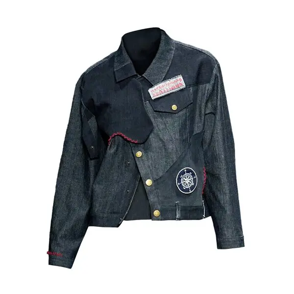 STORY WEAR Dog Asymmetric Jacket - Black