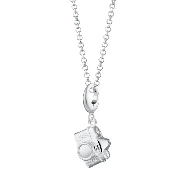 LILY CHARMED Sterling Vintage Camera Charm Necklace - Silver