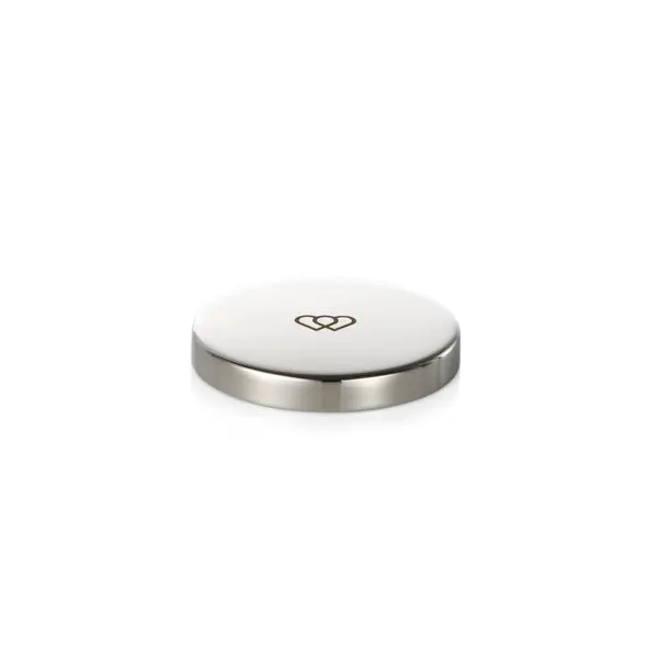 THE UNIVERSAL SOUL COMPANY Luxury Engraved Tone Single Wick Candle Lid - Silver