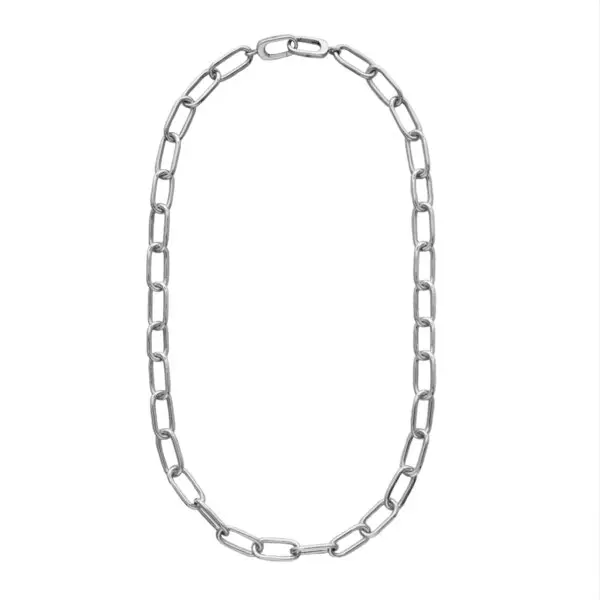 ONI Bold Clip Necklace - Silver