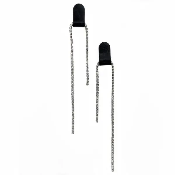 WAIWAI Rhinestone Dangle Earrings