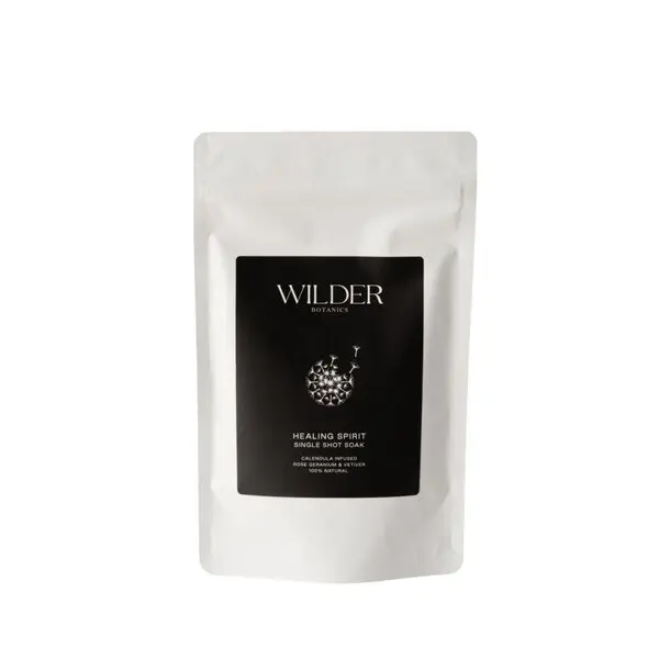 WILDER BOTANICS Healing Spirit Single Shot Soak - Black