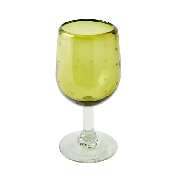 HALF PAST SEVEN Starry Night Goblet — Citron