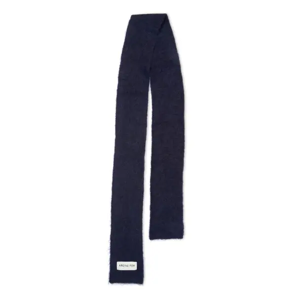 ARCTIC FOX & CO. The Alpaca Skinny Scarf Deep Sea Navy - Blue